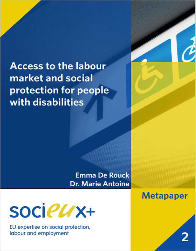 Access to the labour market and social protection for people with disabilities - SOCIEUX+